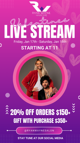 Ryan Wayne Valentines Day LIVE Sale – Ryan Wayne Hair Care