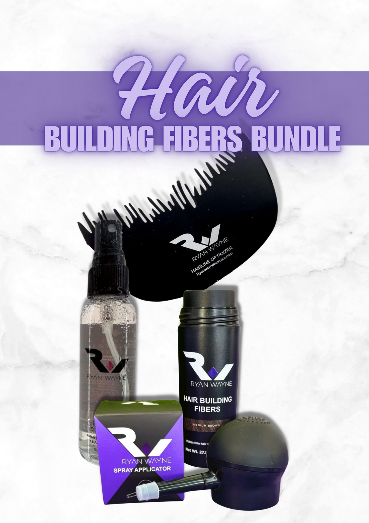 Ryan Wayne Hair Building Fibers Bundle – Ryan Wayne Hair Care